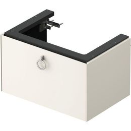 Duravit White Tulip Waschtisch-Unterschrank WT425103939 68,4 x 45,8 cm, Nordic Wei&szlig; Seidenmatt, wandh&auml;ngend, 1 Auszug mit Griff