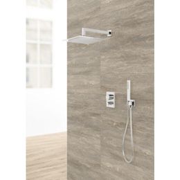 Herzbach Living Spa Regenbrause 11.600300.2.01 300 x 300 mm, Clean-Effekt, chrom