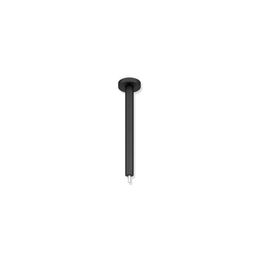 HEWI System 900 Deckenabh&auml;ngung 900.34.00360DC A = 600 mm, Edelstahl pulverbeschichtet schwarz tiefmatt