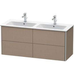 Duravit XSquare Waschtisch-Unterschrank XS417507575 128x56x47,8cm, 4 Schubk&auml;sten, Leinen