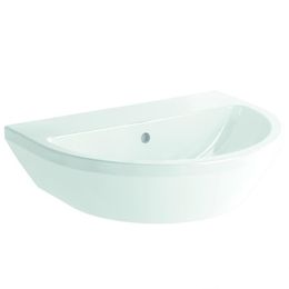 Vitra Integra Waschtisch 7068L003-0012 59,5 x 47 cm, wei&szlig;, mit &Uuml;berlauf/ohne Hahnloch