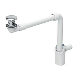 Geberit Waschbeckenablauf 152073211 &Oslash; 32 mm, mit Aussenventilstopfen mit Druckbet&auml;tigung, hochglanz-verchromt