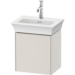 Duravit White Tulip Waschtisch-Unterschrank WT4240R3939 38,4 x 29,8 cm, Nordic Wei&szlig; Seidenmatt, wandh&auml;ngend, 1 T&uuml;re, rechts