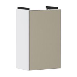 Hansgrohe Xevolos E Waschtischunterschrank 54166390 340x555x245mm, links, mattwei&szlig;, bronze Struktur