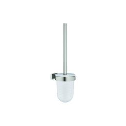 Grohe Essentials Cube WC-B&uuml;rstengarnitur 40513DC1 supersteel, Wandmodell, verdeckte Befestigung