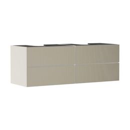 Hansgrohe Xevolos E Waschtischunterschrank 54200390 1570x555x550mm, 4 Schubladen, sandbeige matt, bronze Struktur