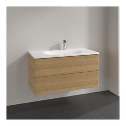 Villeroy & Boch Villeroy und Boch Antao Waschtisch-Unterschrank L05000HN 98,8x50,4x49,6cm, ohne Frontstruktur, honey oak, mit Beleuchtung