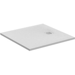 Ideal Standard Ultra Flat S Duschwanne K8214FR Carraraweiß, 80x80x3cm, mit Ablaufabdeckung