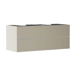 Hansgrohe Xevolos E Waschtischunterschrank 54197390 1370x555x550mm, 4 Schubladen, sandbeige matt, bronze Struktur