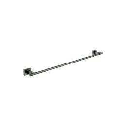 Grohe Essentials Cube Badetuchhalter 40509AL1 55,8 cm, verdeckte Befestigung, hard graphite geb&uuml;rstet