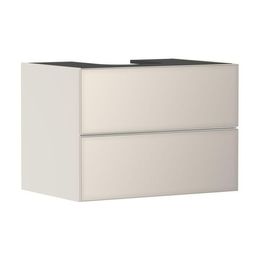 Hansgrohe Xevolos E Waschtischunterschrank 54188790 780x555x550mm, 2 Schubladen, sandbeige matt, sandbeige metallic