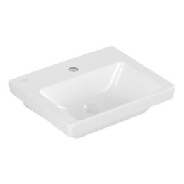 Villeroy & Boch Villeroy und Boch Subway 3.0 Handwaschbecken 43704601 45x37cm, mit Hahnloch/ohne &Uuml;berlauf, wei&szlig;