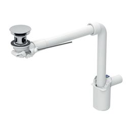 Geberit Waschbeckenablauf 152072211 &Oslash; 32 mm, mit Aussenventilstopfen mit Hebelbet&auml;tigung, hochglanz-verchromt