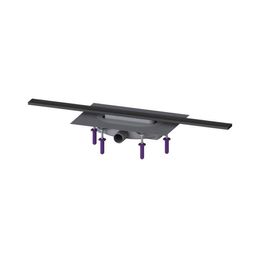 Kessel Linearis Duschrinne 45302.08 800 mm, Black geb&uuml;rstet, Megastop