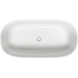Duravit Zencha Badewanne 700463000000000 180 x 90 x 60 cm, freistehend, mit zwei R&uuml;ckenschr&auml;ge, wei&szlig;