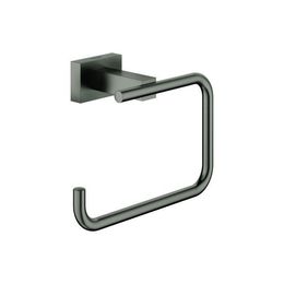 Grohe Essentials Cube WC-Papierhalter 40507AL1 hard graphite gebürstet, ohne Deckel, verdeckte Befestigung