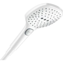 Hansgrohe Raindance Select E Duschkopf 28729700 Brausekopfgröße 120mm, 3jet, EcoSmart+, 6 l/min, weiß matt