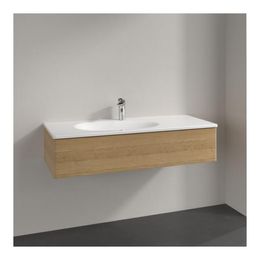 Villeroy & Boch Villeroy und Boch Antao Waschtisch-Unterschrank L03000HN 118,8x25,6x49,3cm, ohne Frontstruktur, honey oak, mit Beleuchtung