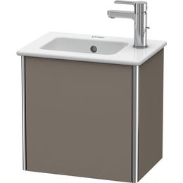Duravit XSquare Waschtisch-Unterschrank XS4170L9090 58,4x49,1x39cm, T&uuml;r links, Flannel Grey seidenmatt