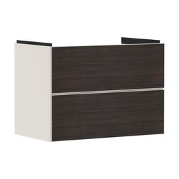 Hansgrohe Xevolos E Waschtischunterschrank 54179730 780x555x475mm, 2 Schubladen, sandbeige matt, Eiche dunkel