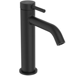 Ideal Standard Ceraline Nuovo Waschtischarmatur BD959XG Ausladung 135 mm, mit Push-Open Ventil, Silk Black