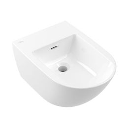 Villeroy & Boch Villeroy und Boch Subway 3.0 Wand-Bidet 44700001 37,5x56cm, 1 Hahnloch, mit &Uuml;berlauf, wei&szlig;