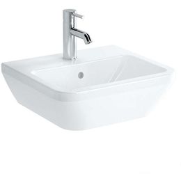 Vitra Integra Handwaschbecken 7047L003-0001 45x40cm, wei&szlig;, mit &Uuml;berlauf/Hahnloch mittig
