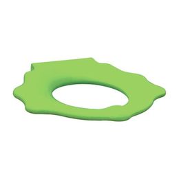 Geberit Bambini WC-Sitzring 573371000 mit St&uuml;tzfunktion, Schildkr&ouml;tendesign, gelbgr&uuml;n