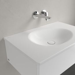 Villeroy & Boch Villeroy und Boch Antao Schrankwaschtisch 4A7583RW 80x50cm, eckig, ohne &Uuml;berlauf, stone white C-plus