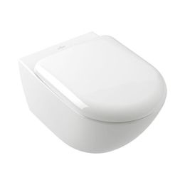 Villeroy & Boch Villeroy & Boch Antao Wand Tiefsp&uuml;l WC 4674T0R1 Abgang waagerecht, mit TwistFlush, wei&szlig; c-plus