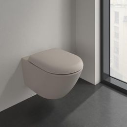 Villeroy & Boch Villeroy & Boch Antao Wand Tiefsp&uuml;l WC 4674T0AM Abgang waagerecht, mit TwistFlush, Almond c-plus