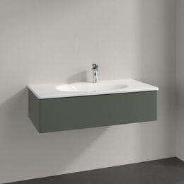 Villeroy & Boch Villeroy und Boch Antao Waschtisch-Unterschrank K02000HL 98,8x25,6x49,3cm, ohne Frontstruktur, leaf green matt lacquer
