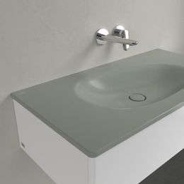 Villeroy & Boch Villeroy und Boch Antao Schrankwaschtisch 4A76A3R8 100x50cm, eckig, ohne &Uuml;berlauf, morning green C-plus