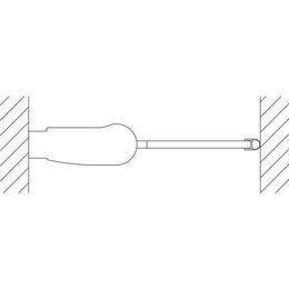 Kermi Pega Pendelt&uuml;r 1-fl&uuml;gelig PE1TR07518VAK 75x185cm, silber hochglanz, ESG klar, rechts