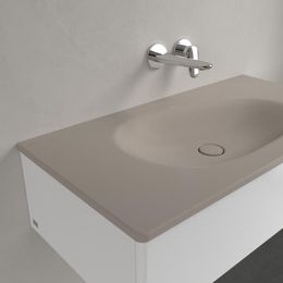 Villeroy & Boch Villeroy und Boch Antao Schrankwaschtisch 4A76A3AM 100x50cm, eckig, ohne &Uuml;berlauf, almond C-plus