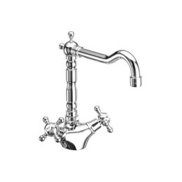 Herzbach Anais Classic Sp&uuml;ltisch-Zweigriffarmatur 32.471000.2.01 chrom, schwenkbarer Auslauf