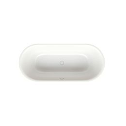 Bette BetteLux Oval Badewanne 3465-440PLUS Glasur, snow, 170x75x45cm
