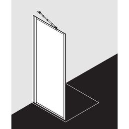 Kermi Nova 2000 Seitenwand ZKN2TWD1002011K 100x200cm, sil/mattgl, Kerolan Fontana