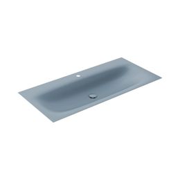 KEUCO Edition 11 Art Einbauwaschtisch 32590531201 1 Hahnloch, 120,6 x 0,4 x 49,3 cm, blue satin