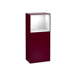 Villeroy & Boch Villeroy und Boch Finion Seitenschrank G500GFHB 41,8x93,6cm, links, Emotion, Regal oben Glossy White, Peony Matt
