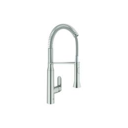 Grohe K7 Küchenarmatur 31379DCO supersteel, schwenkbarer Auslauf, Profibrause