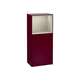 Villeroy & Boch Villeroy und Boch Finion Seitenschrank G500HHHB 41,8x93,6cm, links, Emotion, Regal oben Sand Matt, Peony Matt