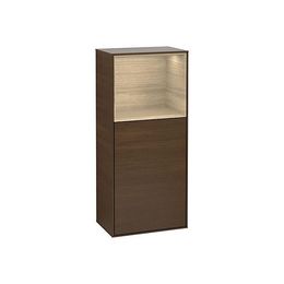 Villeroy & Boch Villeroy und Boch Finion Seitenschrank G510PCGN 41,8x93,6cm, rechts, Emotion, Regal oben Oak Veneer, Walnut veneer