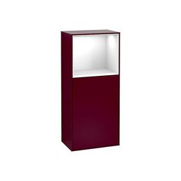 Villeroy & Boch Villeroy und Boch Finion Seitenschrank G510GFHB 41,8x93,6cm, rechts, Emotion, Regal oben Glossy White, Peony Matt