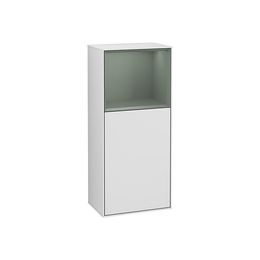 Villeroy & Boch Villeroy und Boch Finion Seitenschrank G510GMMT 41,8x93,6cm, rechts, Emotion, Regal oben Olive Matt, White matt lacquer