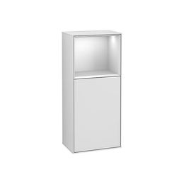 Villeroy & Boch Villeroy und Boch Finion Seitenschrank F510MTMT 41,8x93,6x27cm, rechts, Regal oben White Matt, White matt lacquer