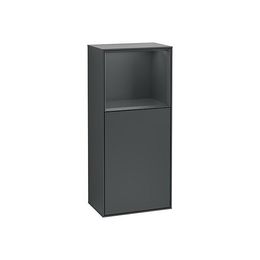 Villeroy & Boch Villeroy und Boch Finion Seitenschrank G510HGHG 41,8x93,6cm, rechts, Emotion, Regal oben Midnight Blue Matt, Midnight Blue Matt Lacquer