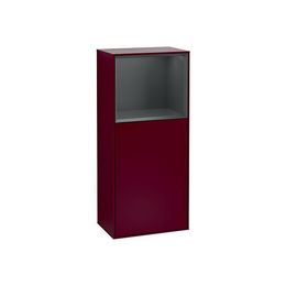 Villeroy & Boch Villeroy und Boch Finion Seitenschrank F510HGHB 41,8x93,6x27cm, rechts, Regal oben Midnight Blue Matt, Peony Matt