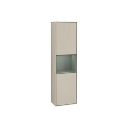 Villeroy & Boch Villeroy und Boch Finion Hochschrank F470GMHH 41,8x151,6x27cm, rechts, Regal Olive Matt Lacquer, Sand Matt Lacquer