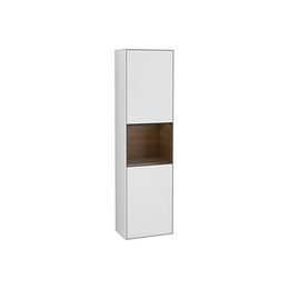 Villeroy & Boch Villeroy und Boch Finion Hochschrank G470GNMT 41,8x151,6cm, rechts, Emotion, Regal Walnut veneer, White matt lacquer
